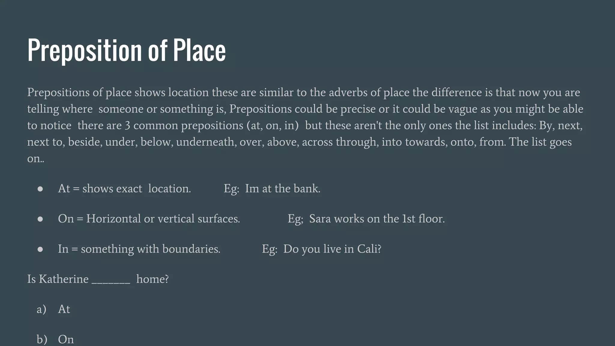 Prepositions full | PPTX
