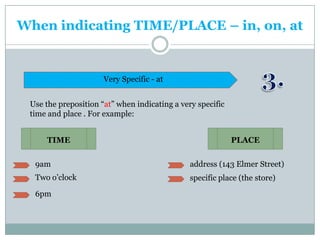 Prepositions ielts writing and speaking exam tips | PPTX