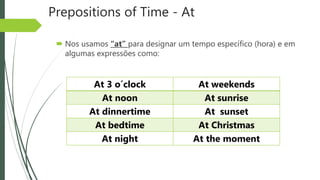 Prepositions - IN / AT / ON | PPT