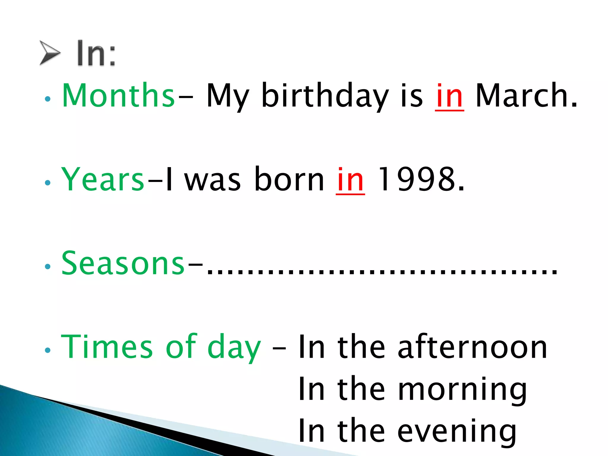 ESL 0801 Week 9 Prepositions in-on-at-fun-activities-games-grammar ...