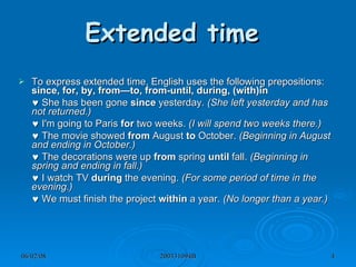 Prepositions Of Time | PPT | Movies | Entertainment