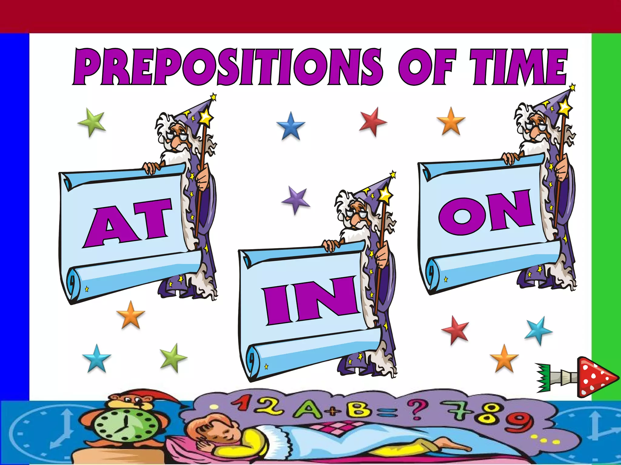 Prepositions of-time | PPT