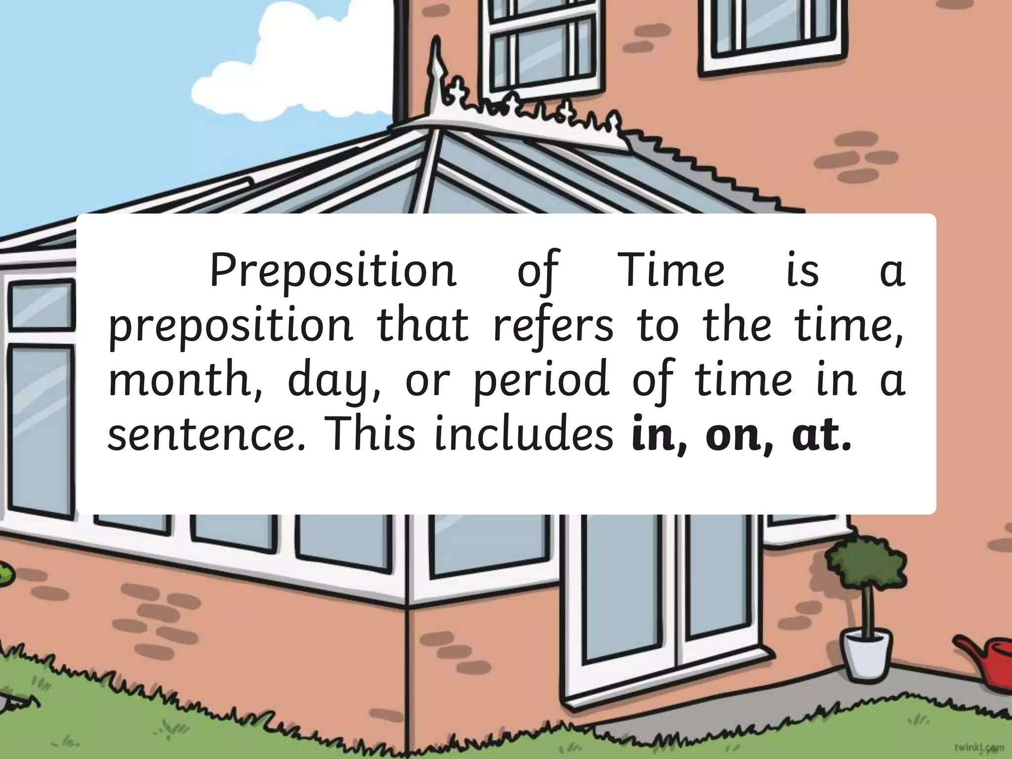 Prepositions of-time- | PPT