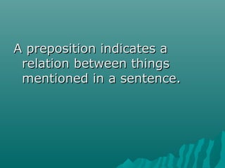 Prepositions by zeeshangujjar101 | PPT