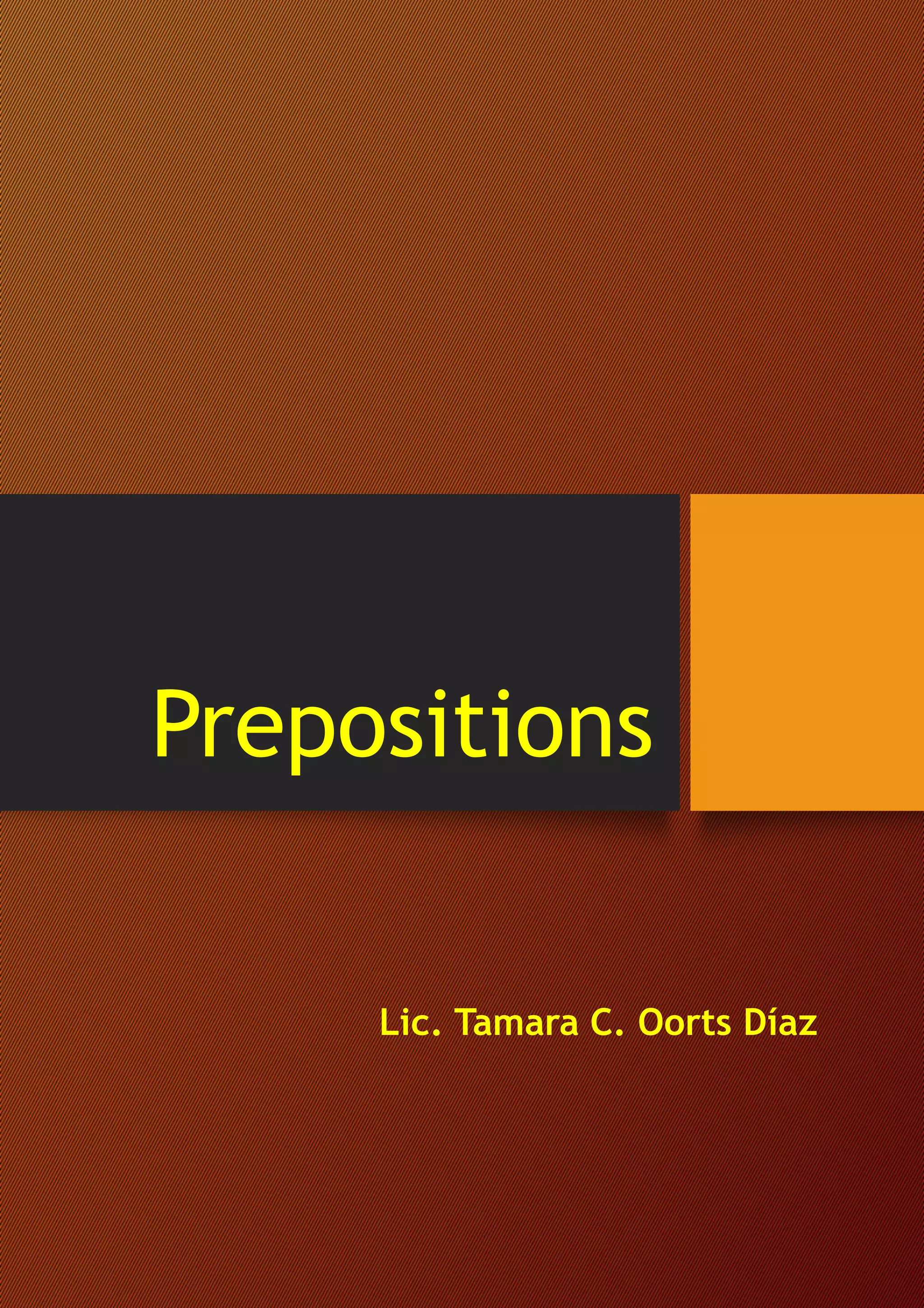 Prepositions 2 box and ball examples | PPT
