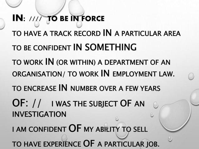 PREPOSITIONS in LEGAL ENGLISH | PPTX