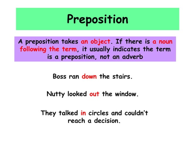 Prepositions and adverbs | PPTX