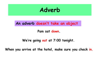 Prepositions and adverbs | PPTX
