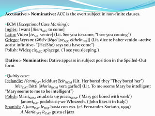 Prepositions and Case Theory | PPTX