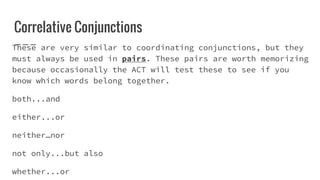 Prepositions and Conjunctions | PPTX