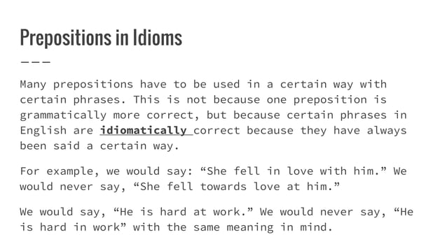 Prepositions and Conjunctions | PPTX | Law