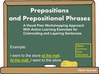 Mastering Prepositions and Prepositional Phrases with Visual and Active ...