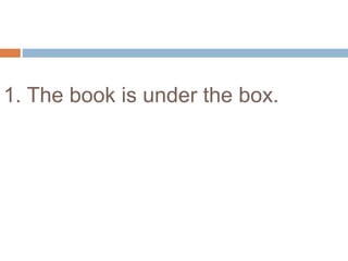 Prepositions and school objects game | PPTX