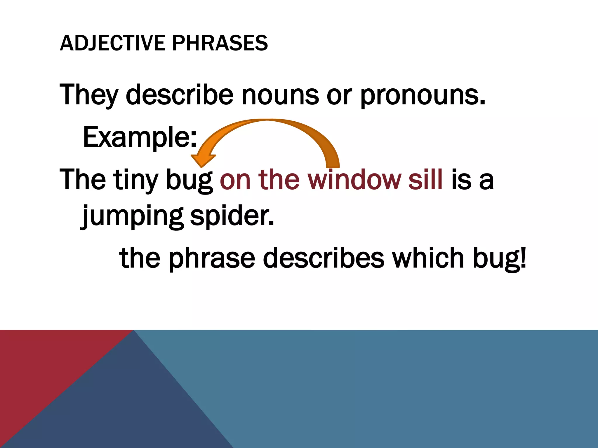 Prepositions as modifiers | PPTX