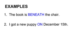 Prepositions at the Beginning of Sentences | PDF