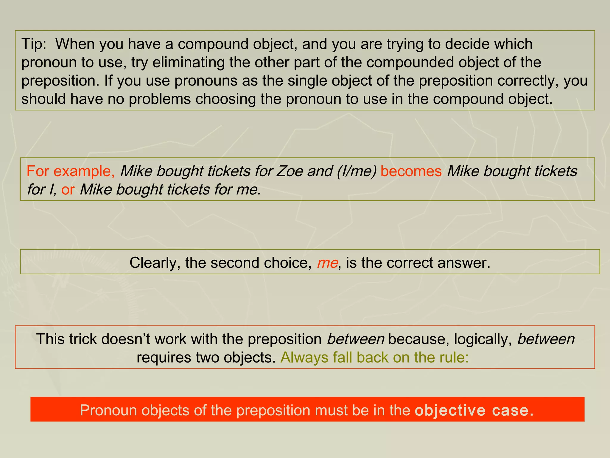 Prepositions Complete One | PPT