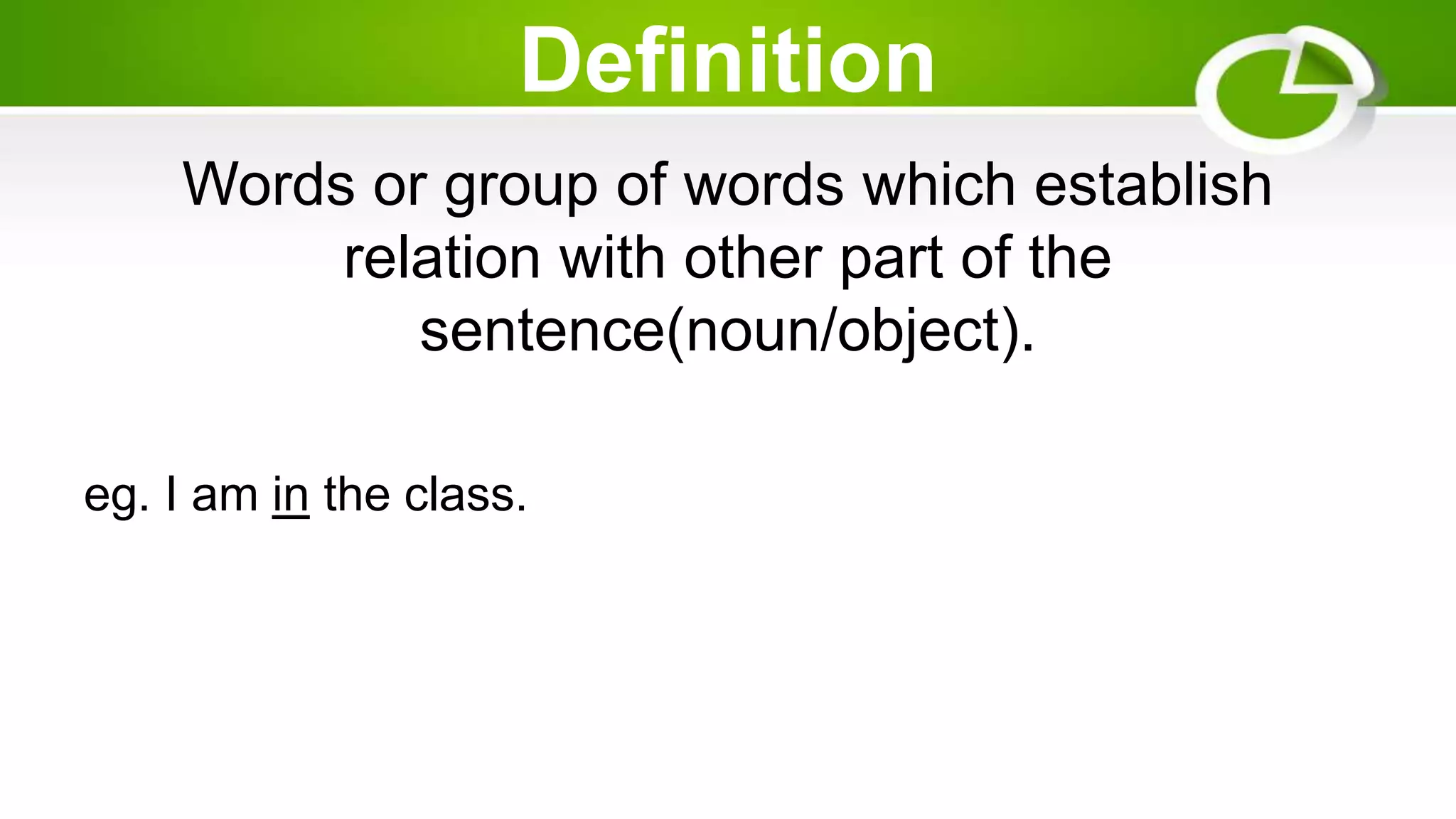 Prepositions with solved examples | PPTX