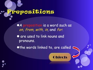 Prepositions (PPT) | PPTX