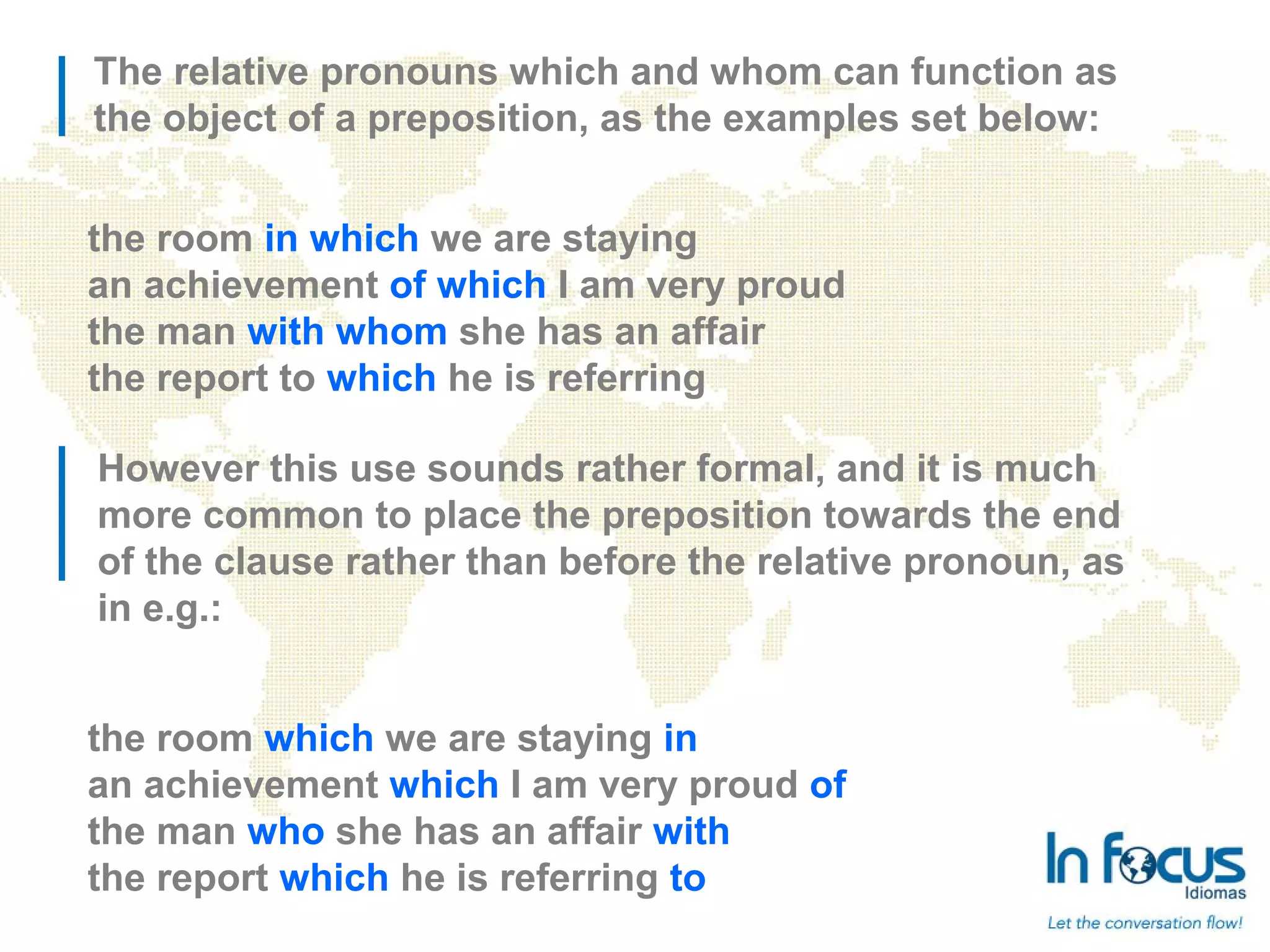 Prepositions in relative clauses | PPS