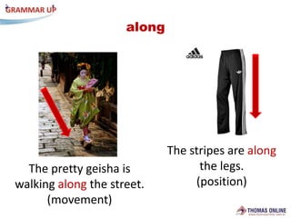 Prepositions movement and direction | PPTX