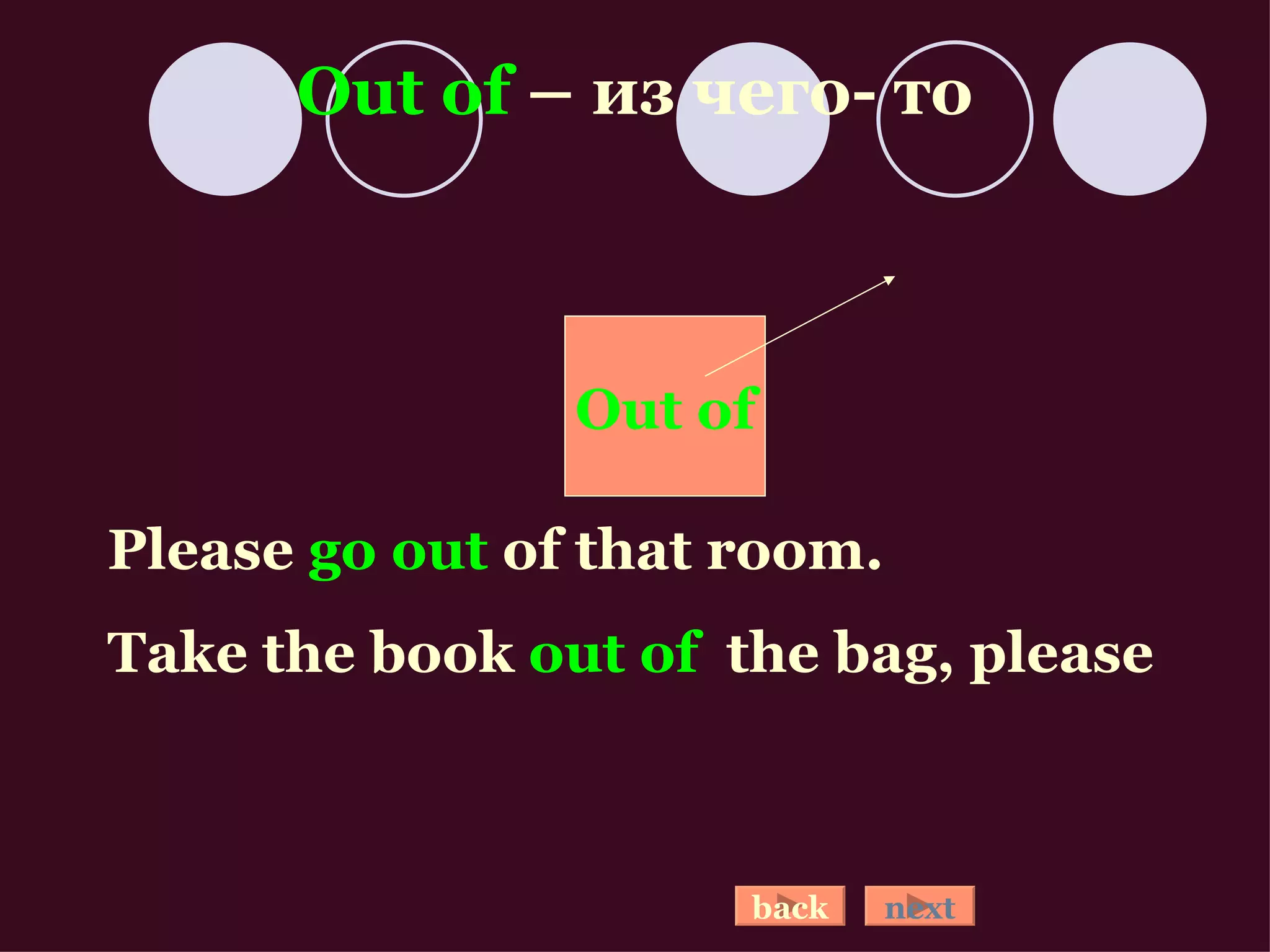 Prepositions Of Direction | PPT
