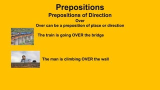 Prepositions of Direction | PPTX