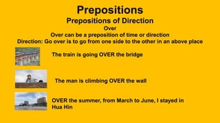Prepositions of Direction | PPTX