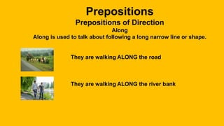Prepositions of Direction | PPTX