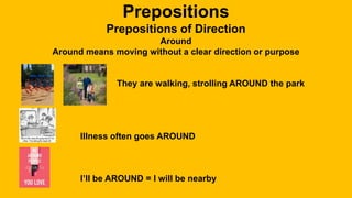 Prepositions of Direction | PPTX