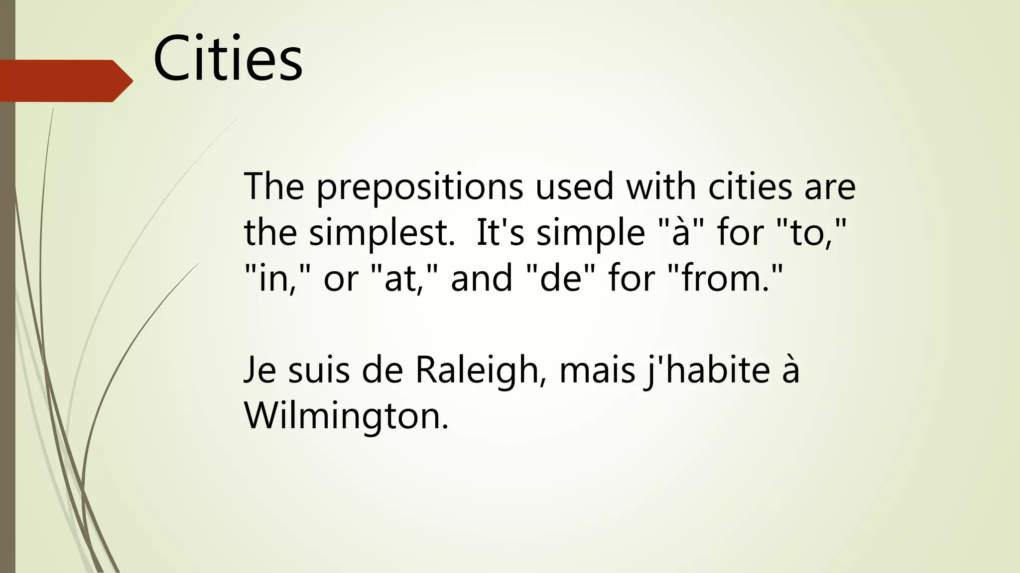 Prepositions of location | PPT