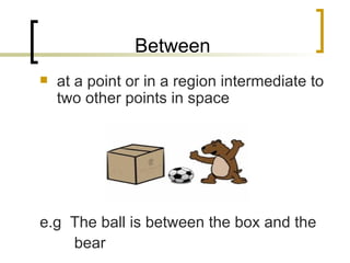 Prepositions of place | PPT