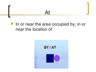 Prepositions of place | PPT