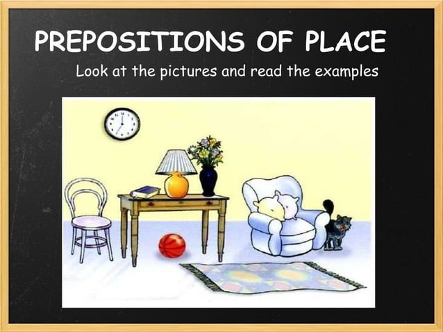Prepositions of place | PPT