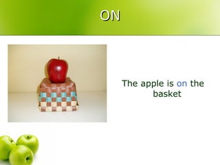 Prepositions of place | PPT