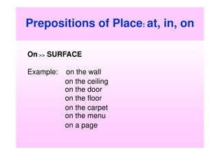 Prepositions of place [โหมดความเข้ากันได้] | PDF