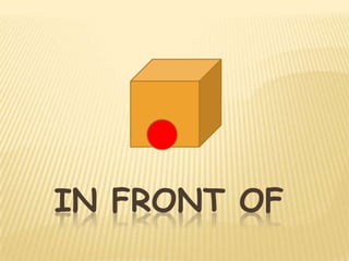 Prepositions of place | PPTX