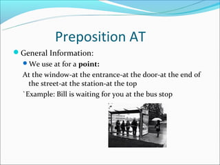 Prepositions of place | PPT