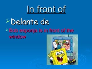 Prepositions of place | PPT