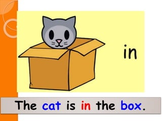 Prepositions of place | PPTX