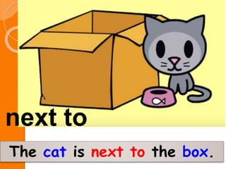 Prepositions of place | PPTX