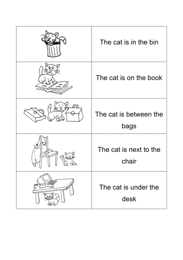 Prepositions of place | PDF | Homework and Study | Education