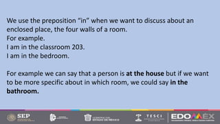 Prepositions of place | PPTX