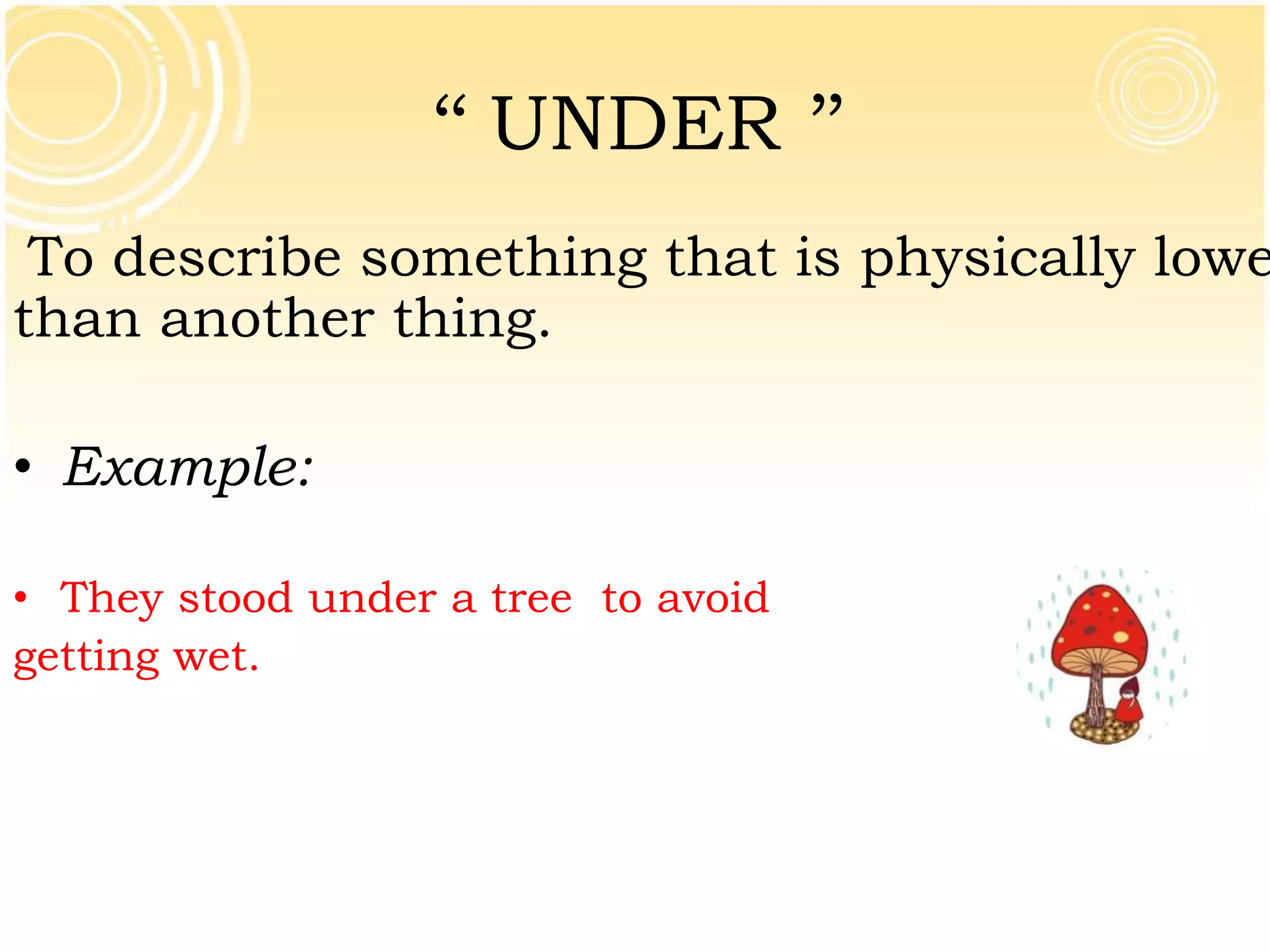 Prepositions of place | PPTX