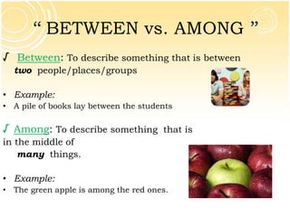 Prepositions of place | PPTX