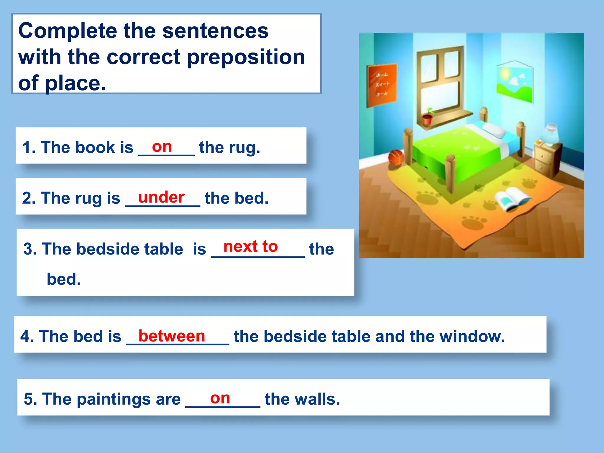 Prepositions of place | PPT