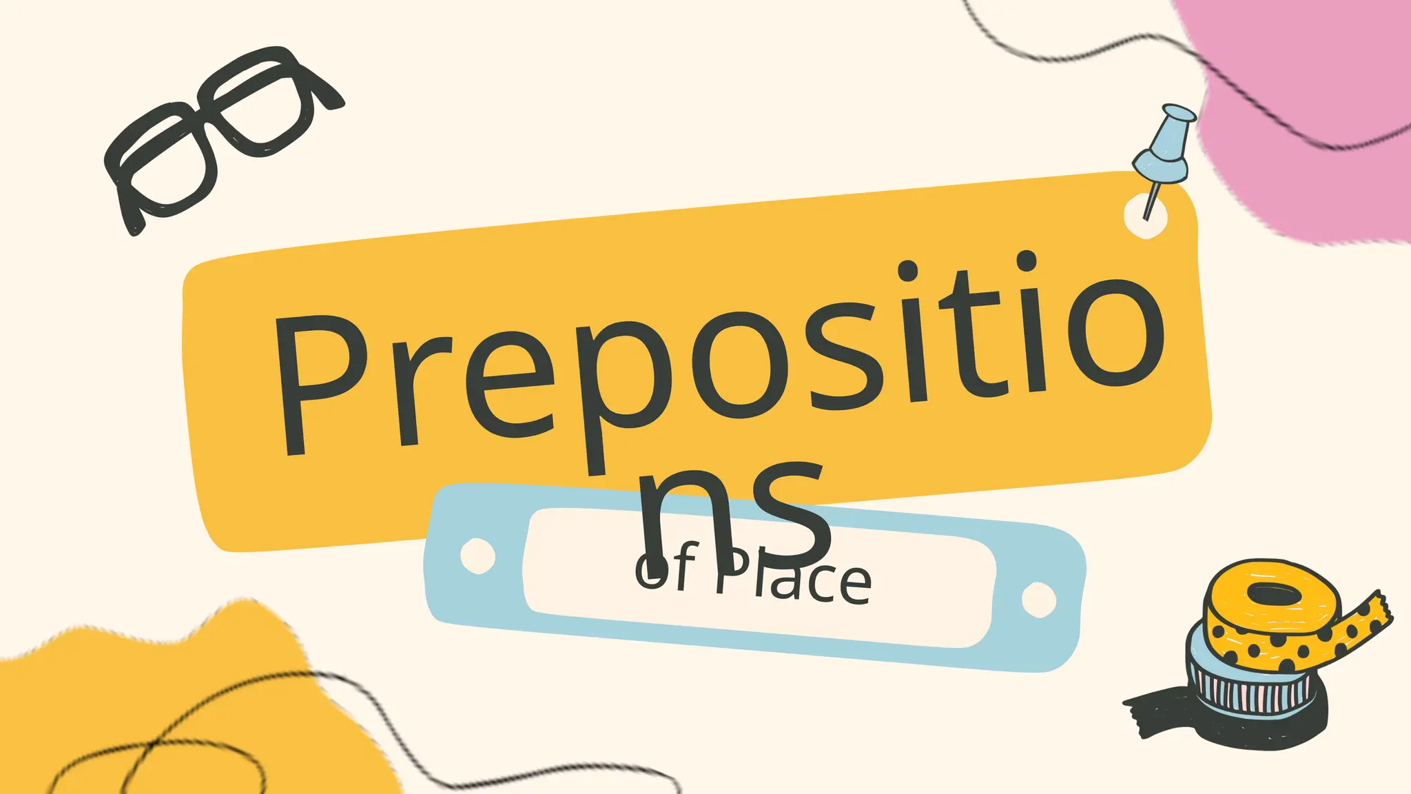 preposition of places. material in english to study the prepositions | PPTX