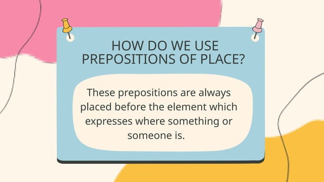 preposition of places. material in english to study the prepositions | PPT
