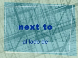 Prepositions of place 2 | PPT