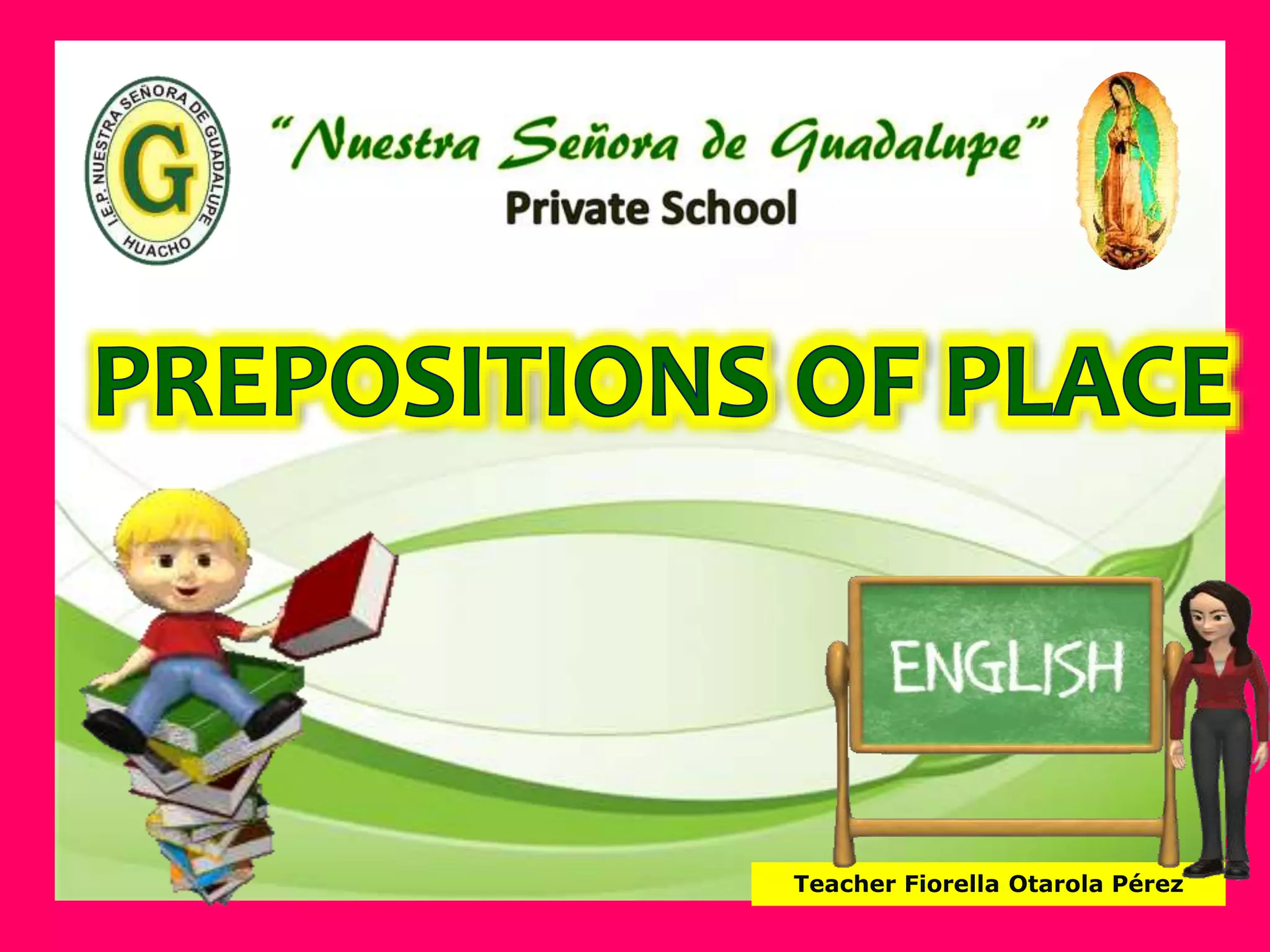 Prepositions of place 2 do | PPT