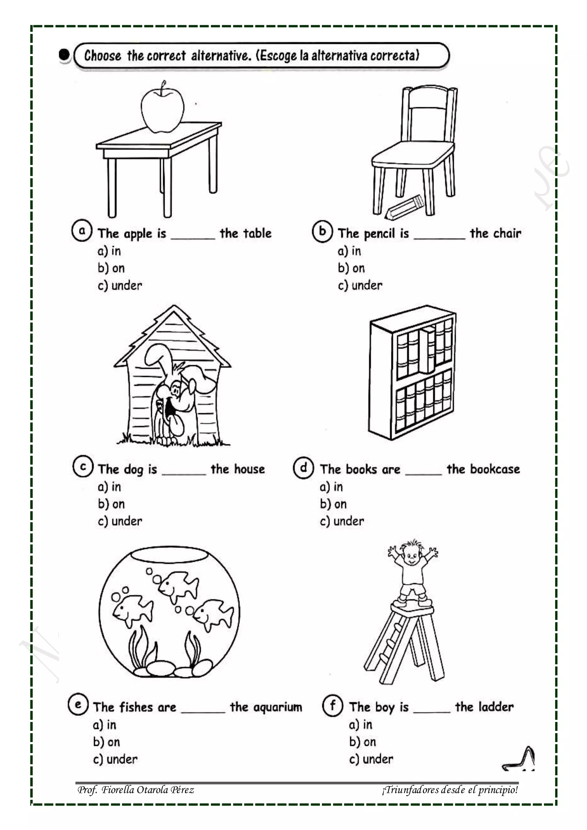 Prepositions of place 2 do | DOCX
